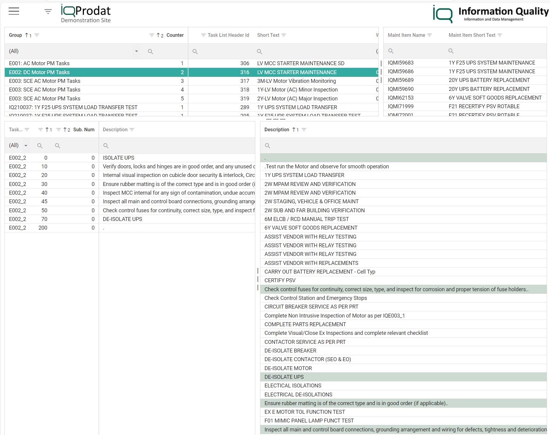 ProDat - Information Quality